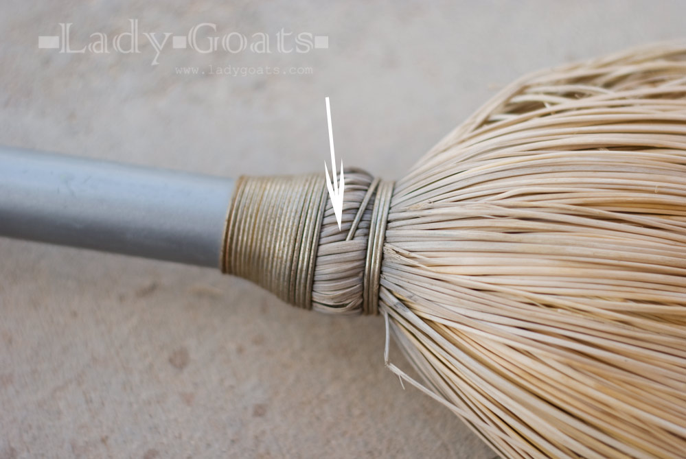 Lady Goats: DIY Witches Broom (cheap to free!)