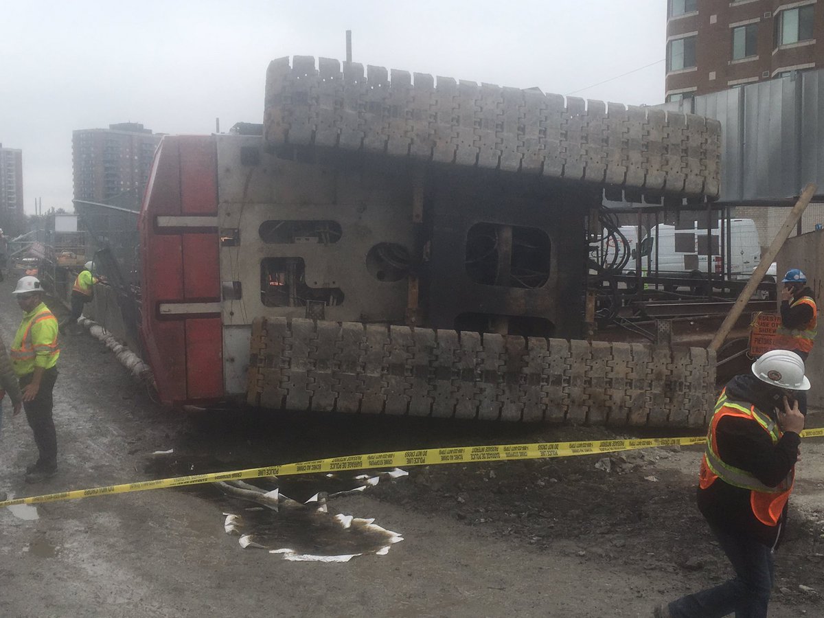 MEC&F Expert Engineers : Rideau Transit Group's crawler crane tipped ...