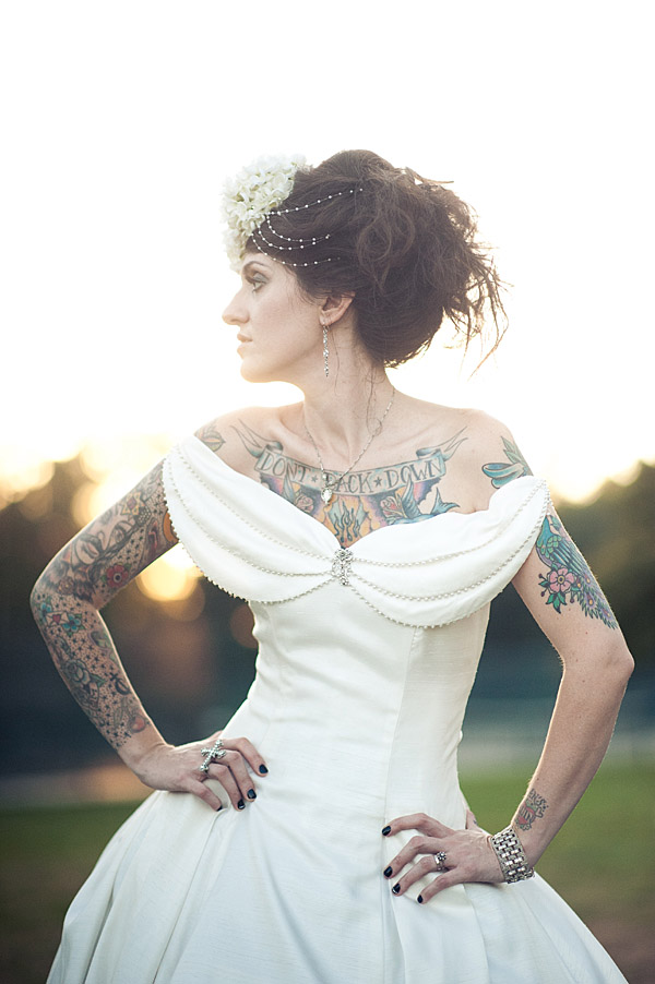 tattooed bride: wedding jewelry - Dynamic Tattoos