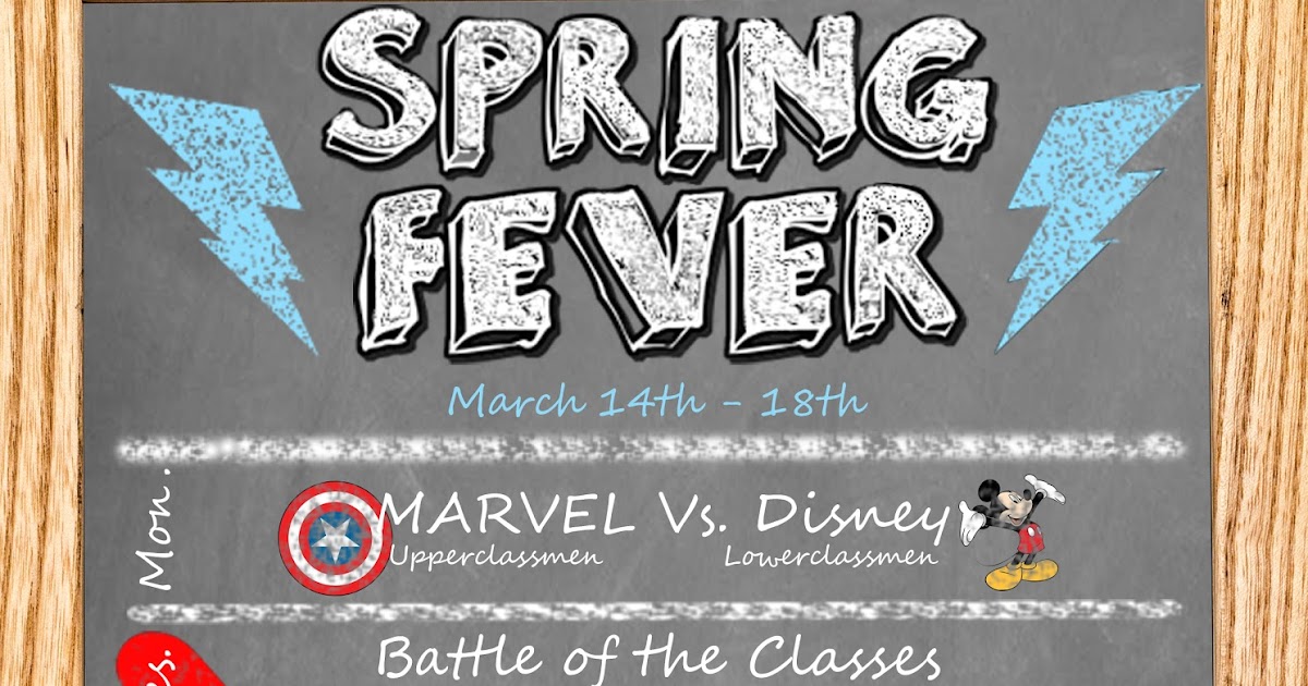 Spring Fever schedule!