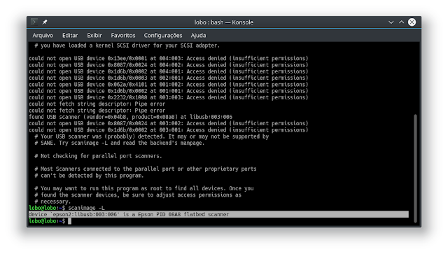 Scanner com sane para Debian e Ubuntu