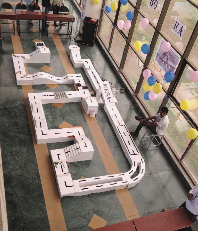 Shreyas Gurav: Mech-fest - Robo-Race event