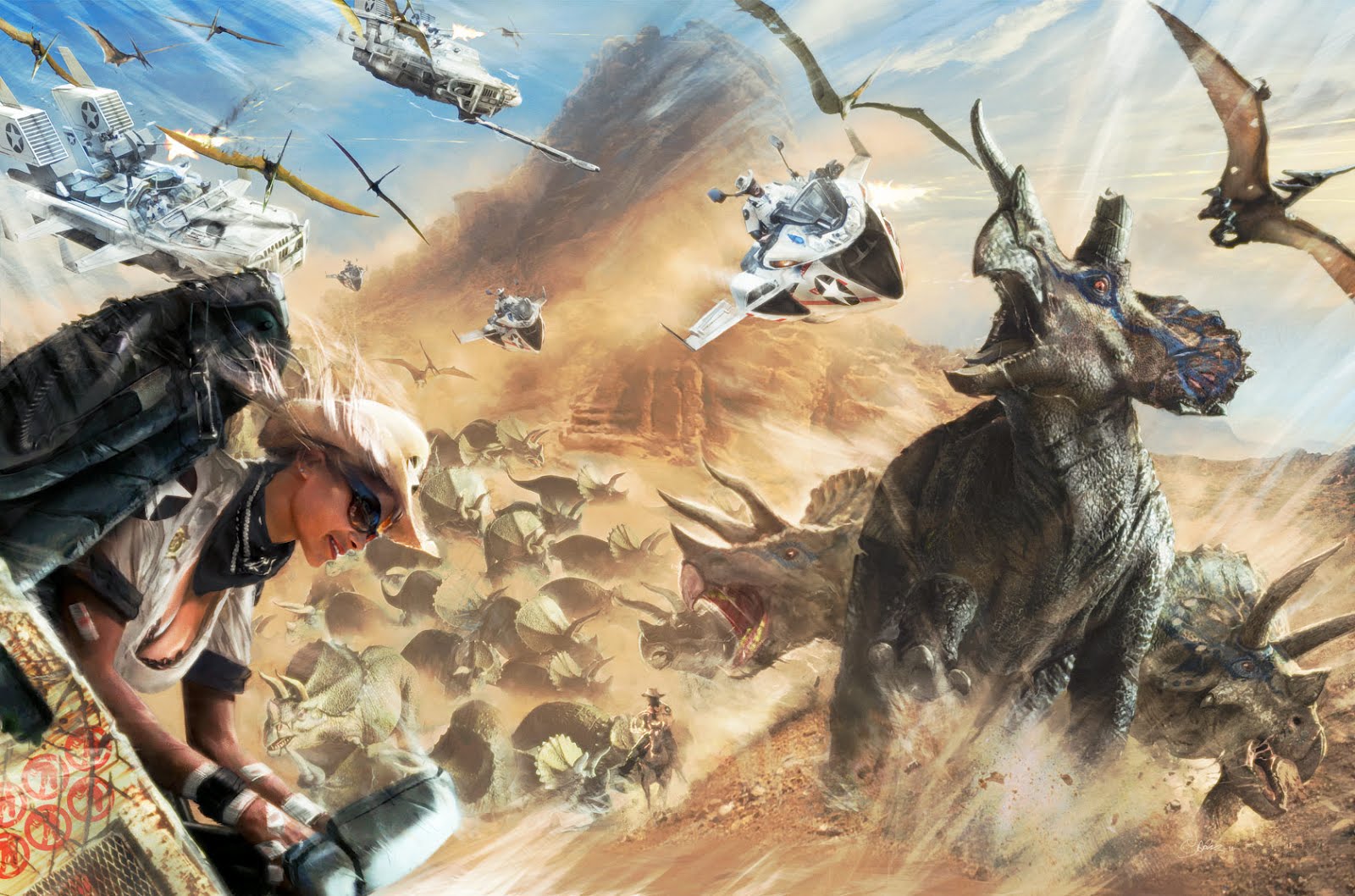 2000AD Covers Uncovered: Mark Harrison - Tricera-TOPS!