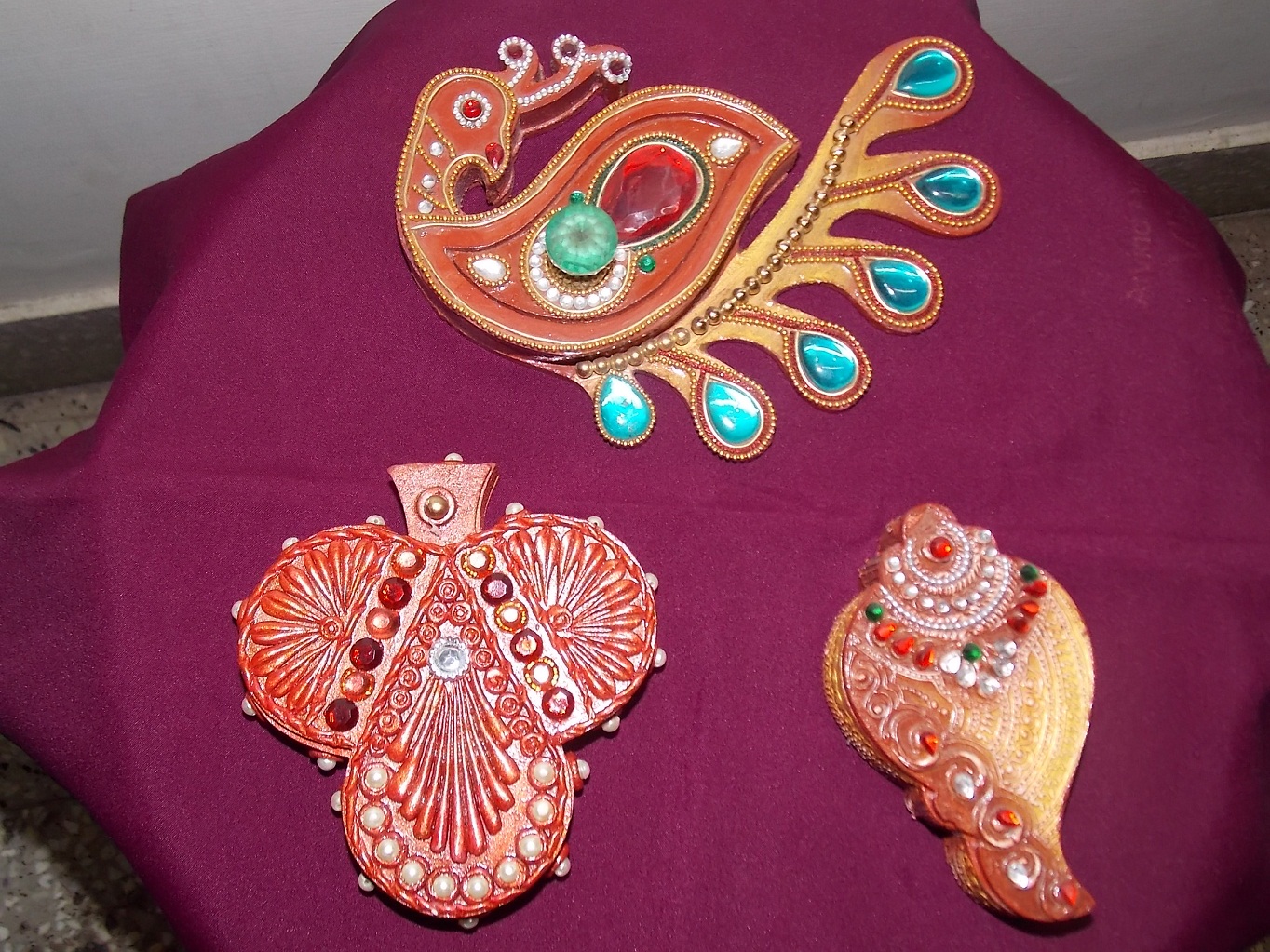 Kumkuma Bharani with Kundan Designs