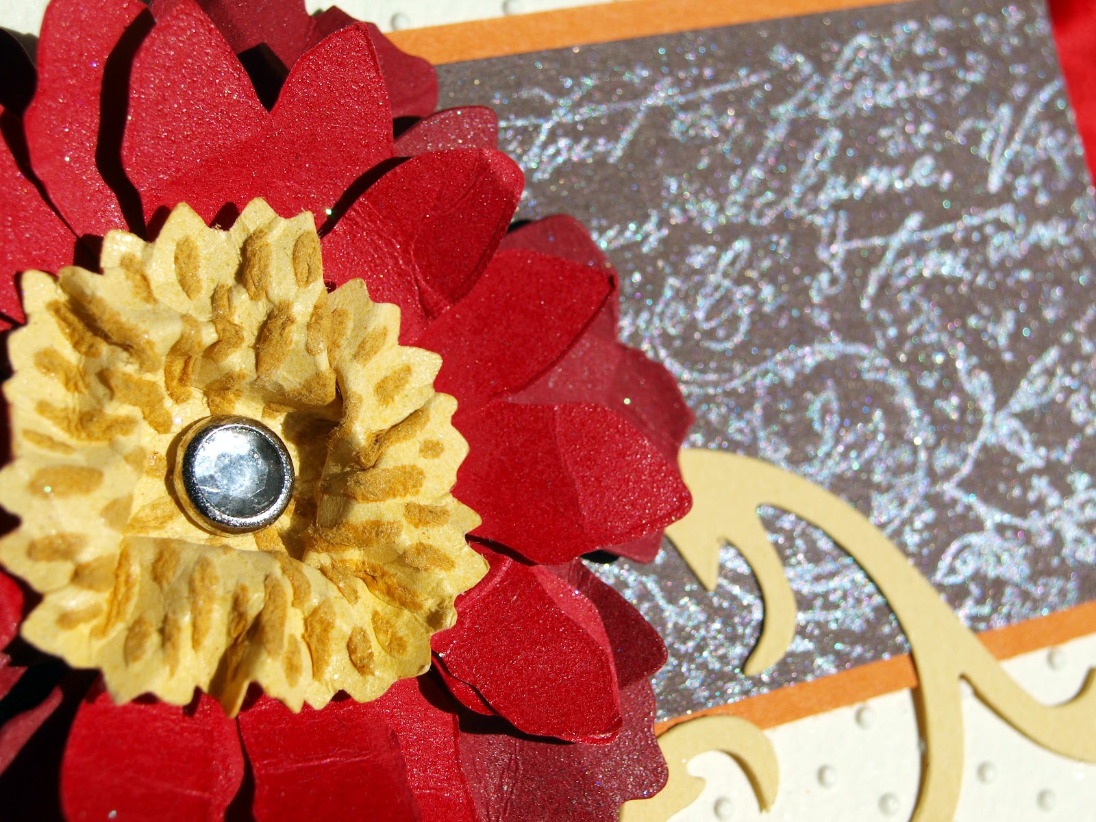 Crafting Becky: 3D Flower Card