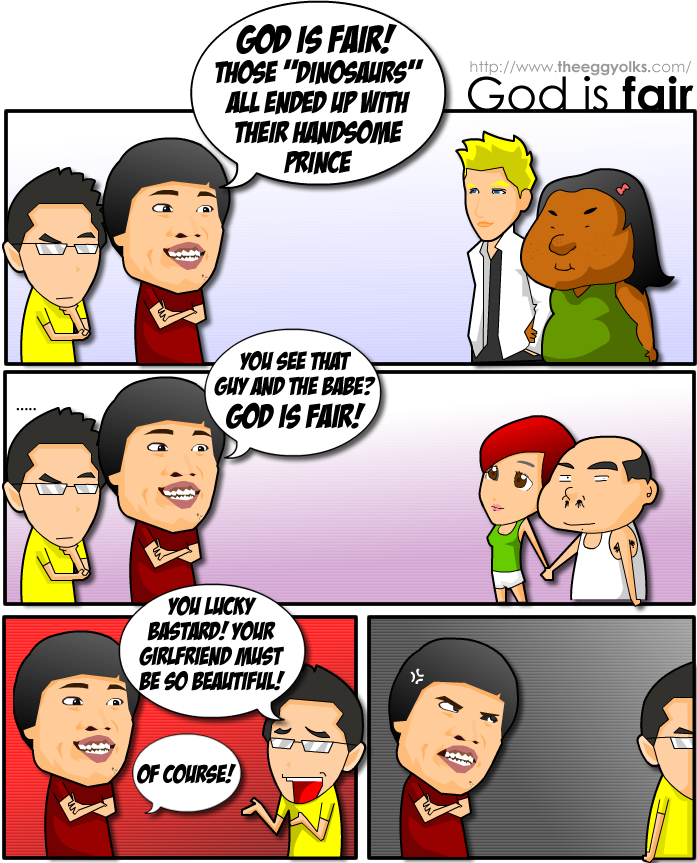 THEEGGYOLKS 蛋黃打点滴: God is Fair!