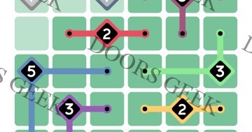 Logic Traces 6x6 Level 21 ~ Doors Geek