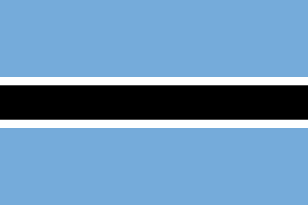 Imagehub: Botswana Flag HD Free Download