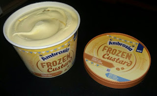 One Treat At A Time: Ambrosia Frozen Custard - Vanilla with Chunky Fudge
