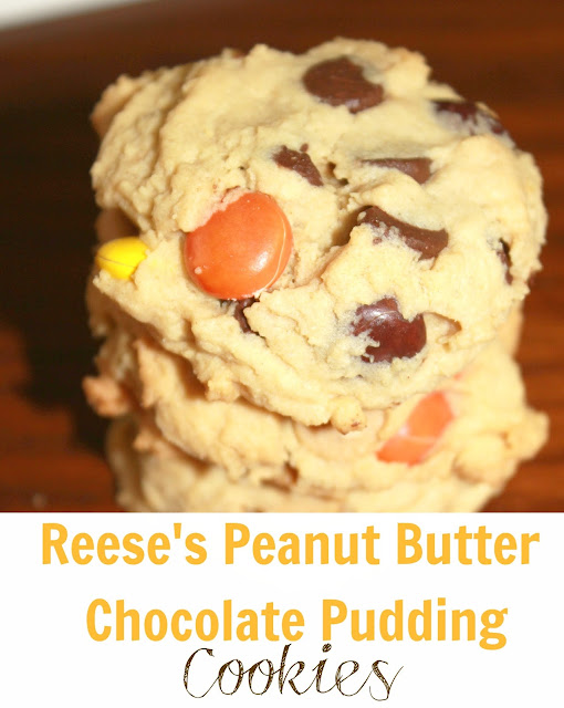 simply made with love: Reese's Peanut Butter Chocolate Pudding Cookies