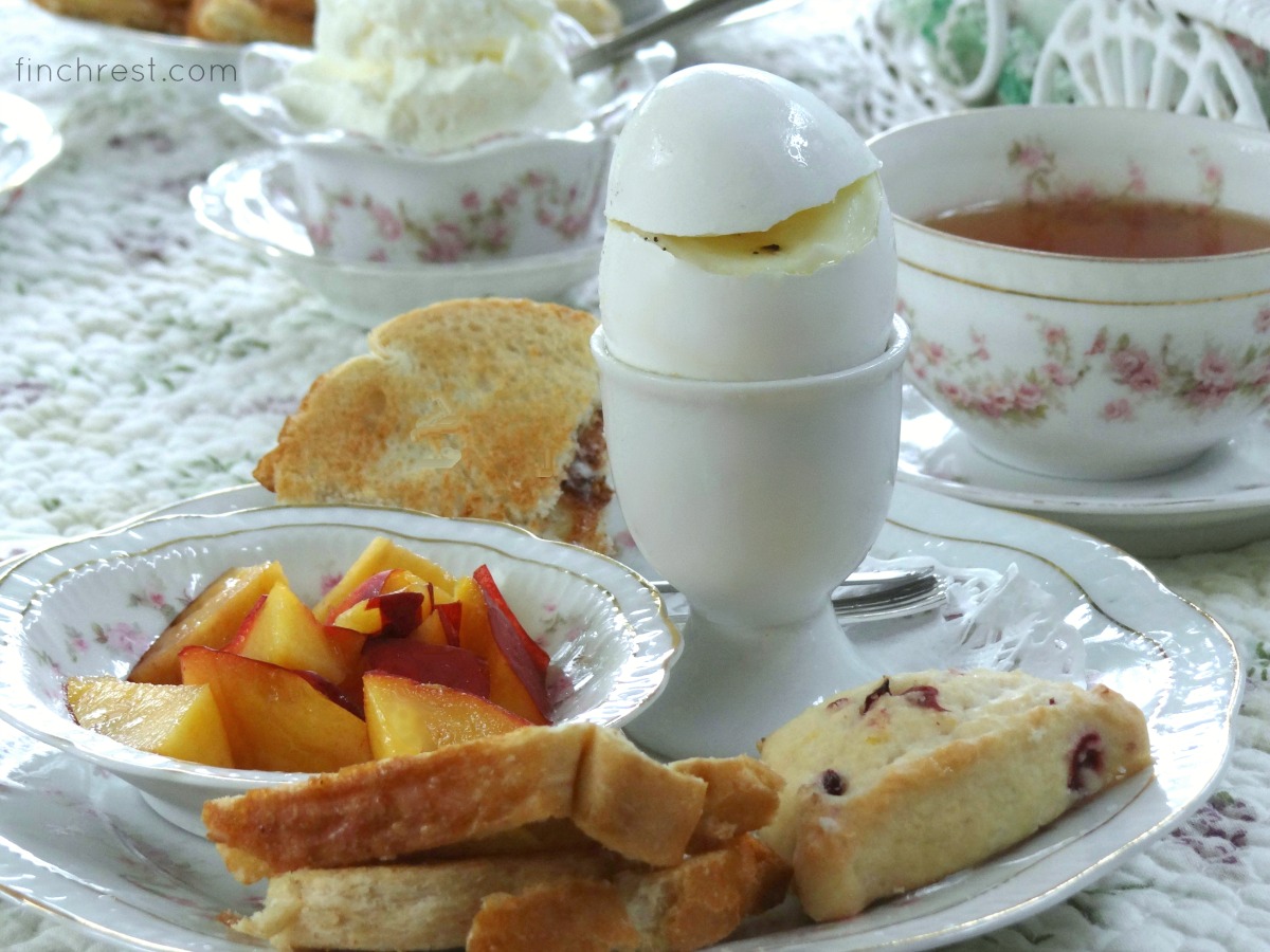 The Nest at Finch Rest: Breakfast Tea in the Garden Room