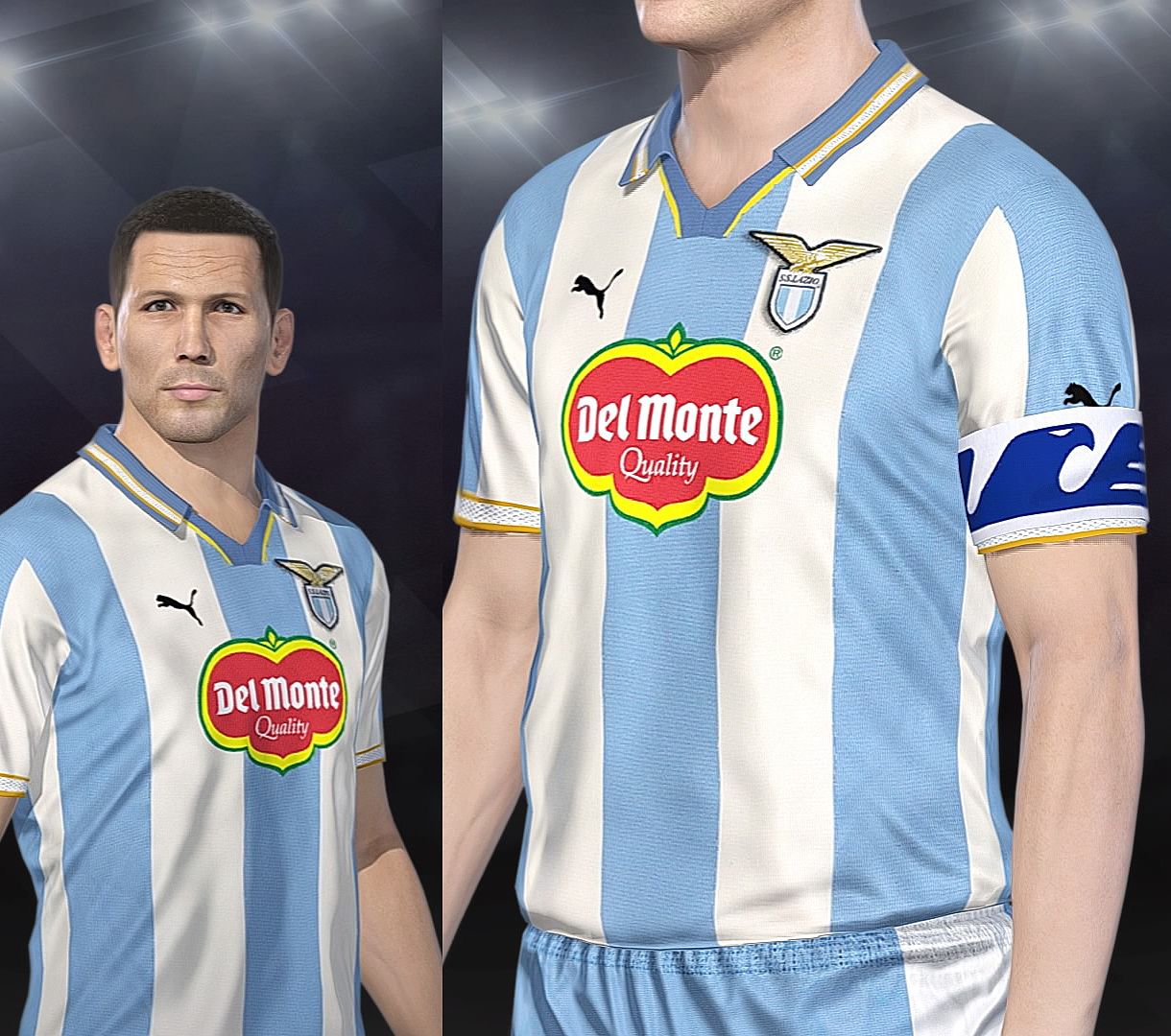 pes-modif: PES 2018 S.S Lazio 1999 Vintage Kits by ROZA82