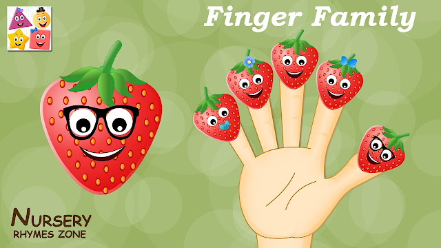 Finger Family Strawberry | Strawberry Finger Family | Nursery Rhymes ...