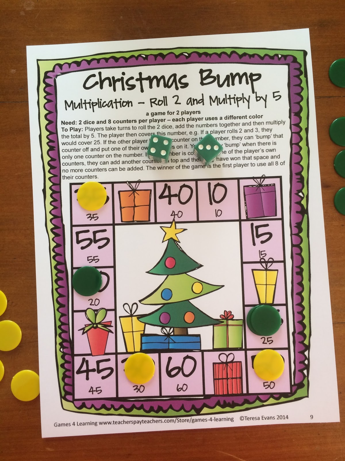 Fun Games 4 Learning: Christmas Math Fun FREEBIE - Limited Time