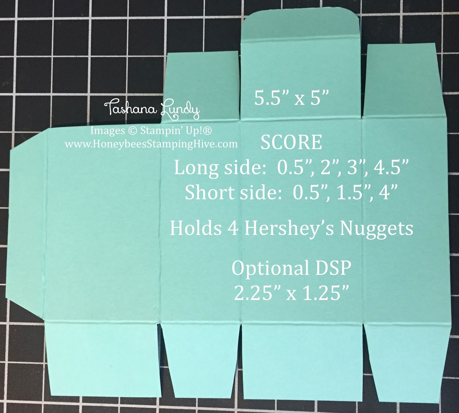 `: Quilted Christmas Hershey's Nugget Box