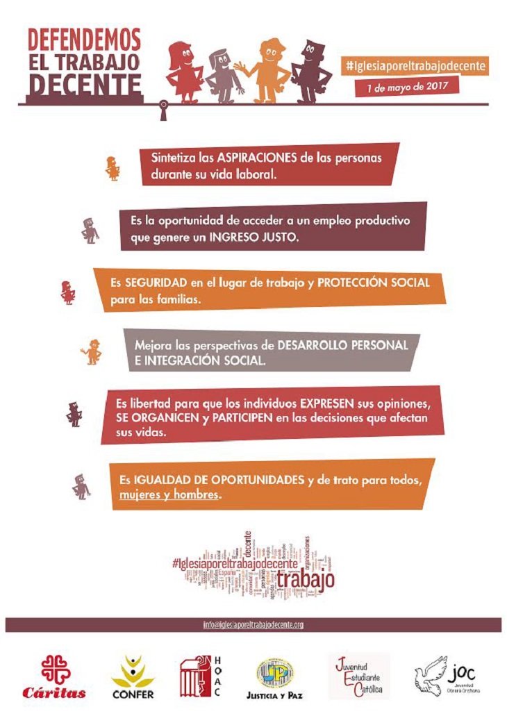 Nuestro cole: Trabajo digno para una sociedad decente