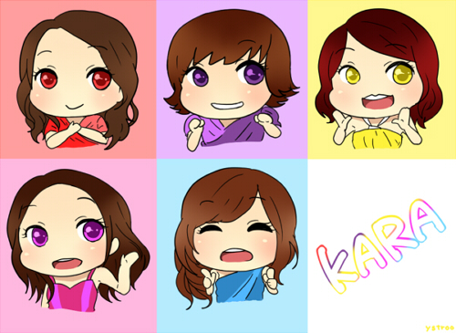 CARTOON KARA BY KAMILIA ALL OVER THE WORLD