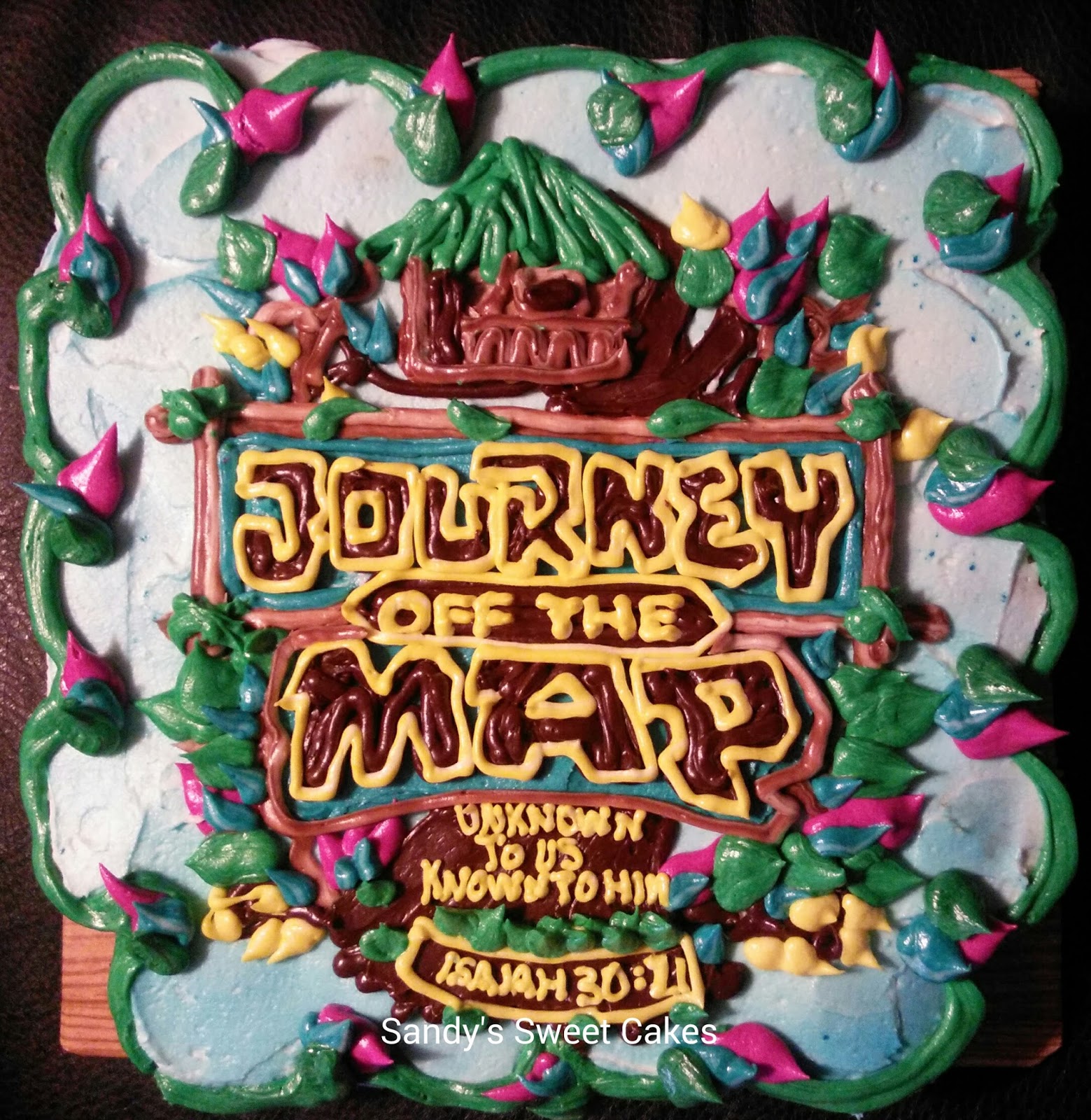 Sandy s Sweet Cakes Journey Off The Map VBS 2015 Cupcake Cake sandy-s-sweet-cakes-journey-off-the-map-vbs-2015-cupcake-cake
