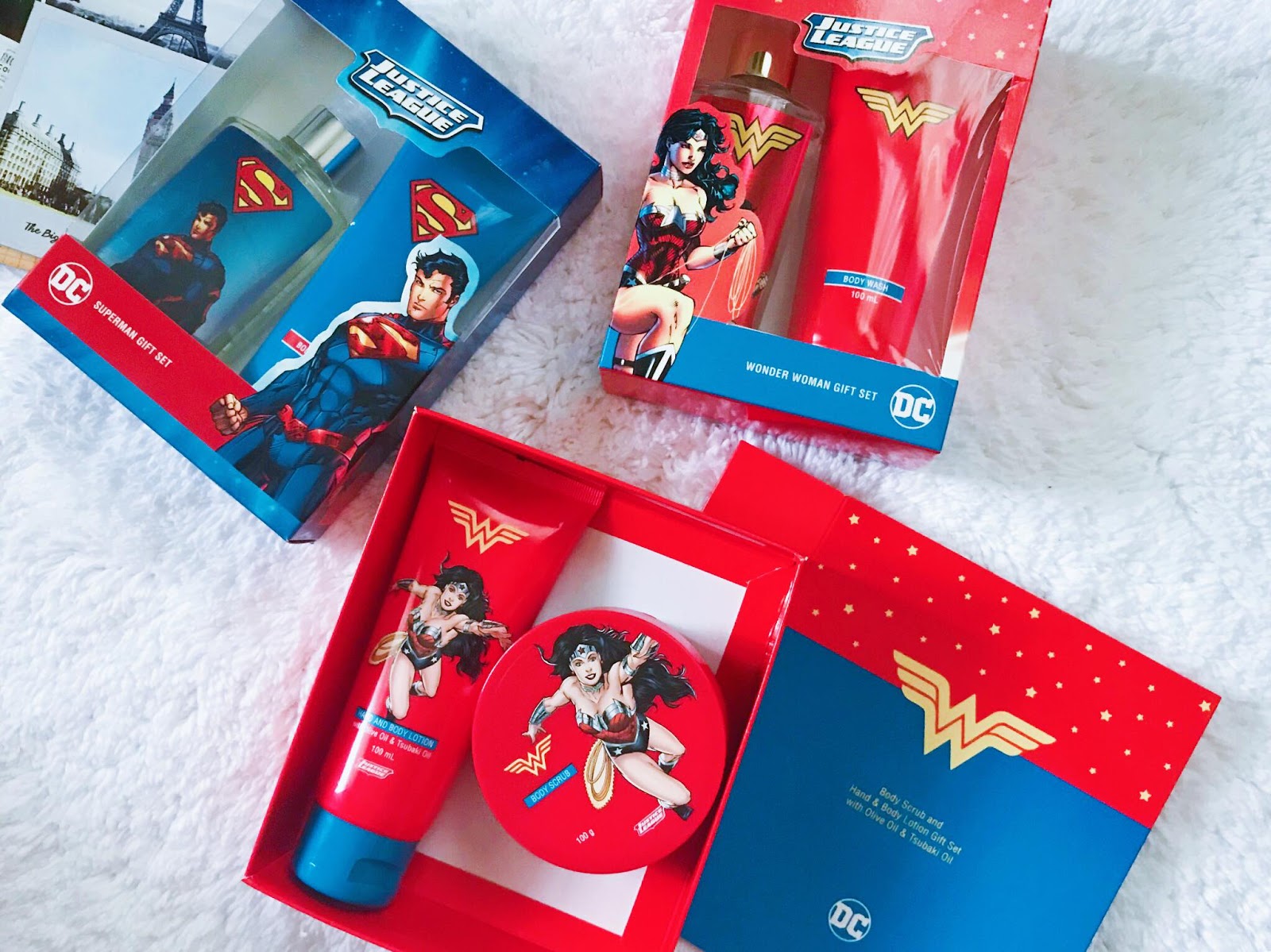 TUPPERWARE JUSTICE LEAGUE FRAGRANCES AND PERSONAL CARE GIFT SETS ...