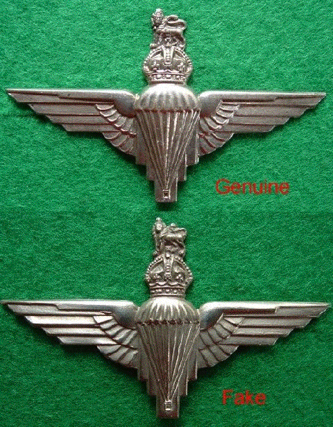 Surplus/ Equipment Para Beret Parachute Regiment & Cap Badge Small ...