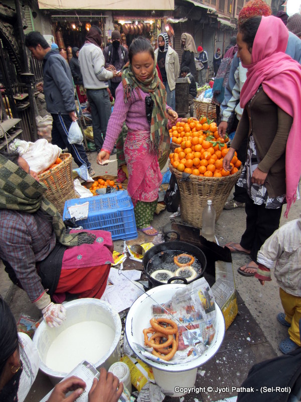 Taste of Nepal: Sel-Roti -Fried Rice Bread - (सेल-रोटि)