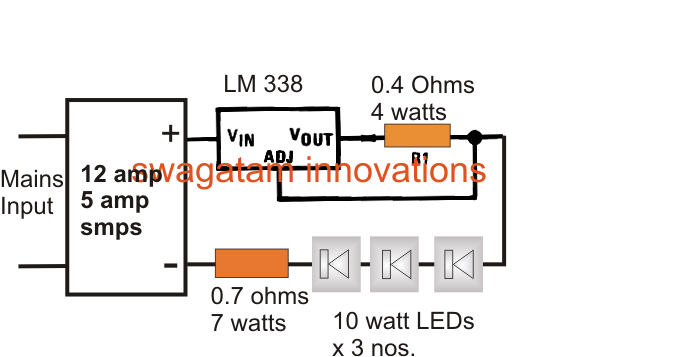 Universal High Watt LED Current Limiter Circuit - Constant Current ...