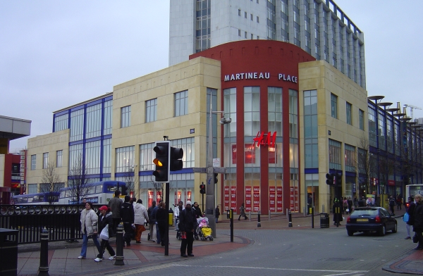 Birmingham UK: Martineau Place