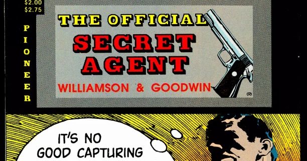 Old Comics world: The Official Secret Agent 01 (1988) -.Pioneer