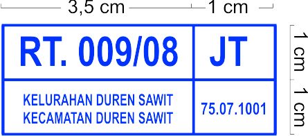 Stempel RT Terbaru harus seragam buat wilayah DKI - Desain Grafis ...