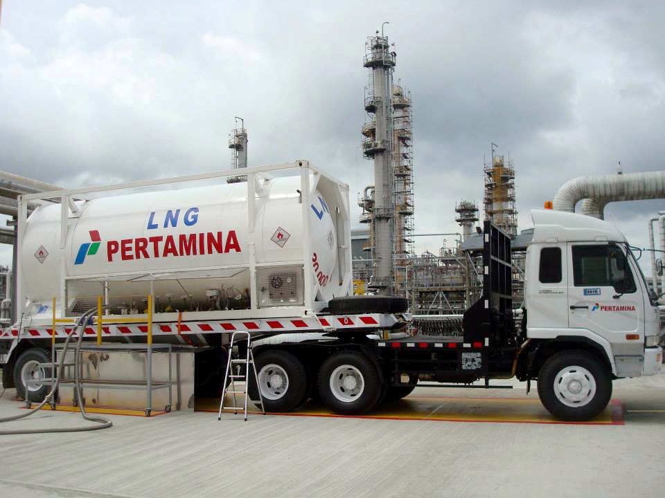 Pengiriman LNG Pertama dengan Media Transportasi Truck (Kerjasama PT ...
