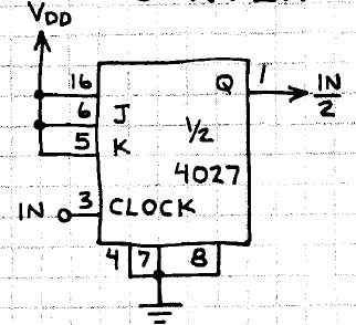 Electronic Circuits for Beginners: Divide By 2 Counter