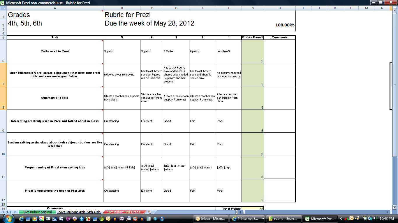 Rubric For 3rd Thru 6th Grade rubric-for-3rd-thru-6th-grade
