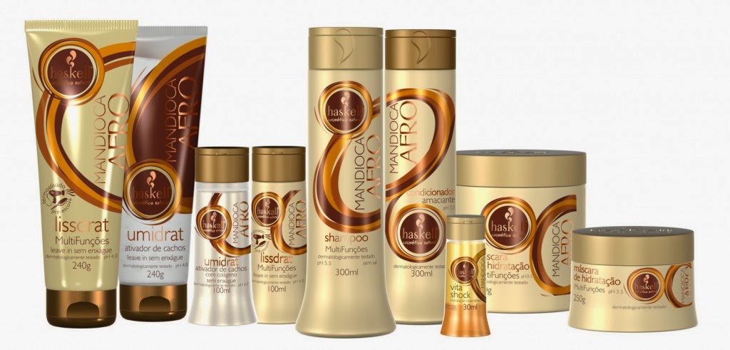 Blog Magia Cosméticos: Haskell Cosmética Natural Mandioca Afro