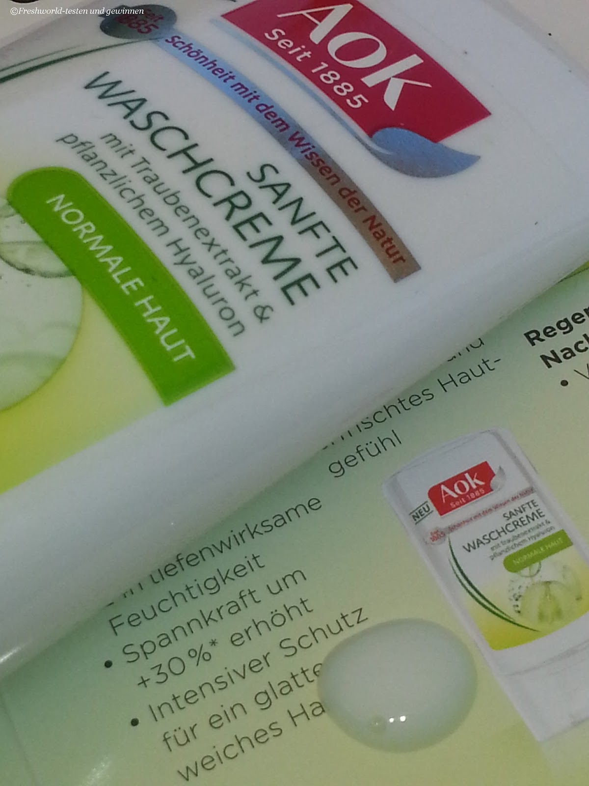 FRESHWORLD : trnd Projekt: Aok Gesichtspflege