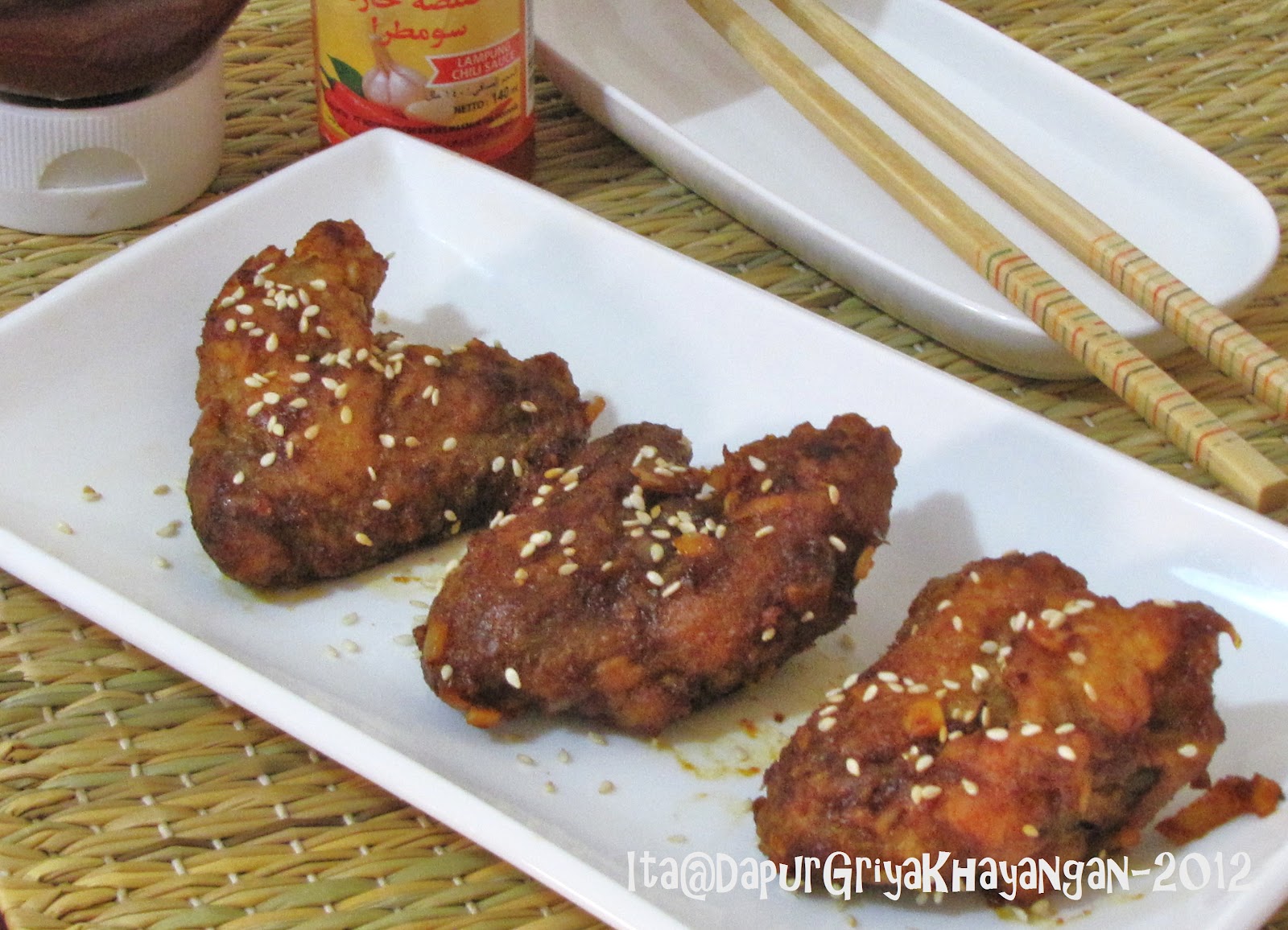 Dapur Griya Khayangan: Sayap Ayam Goreng Tepung ala Korean Fried Chicken