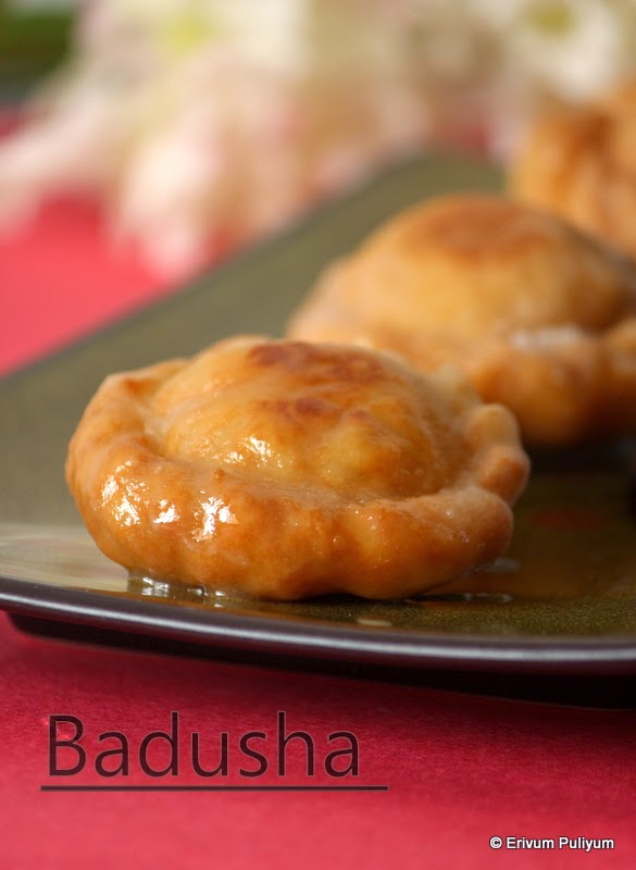 Erivum Puliyum: Badusha | Balushahi | Sweet Buttermilk Doughnuts ...