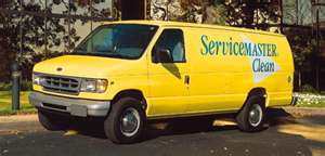 ServiceMaster of Salt Lake: Yellow Van in your driveway