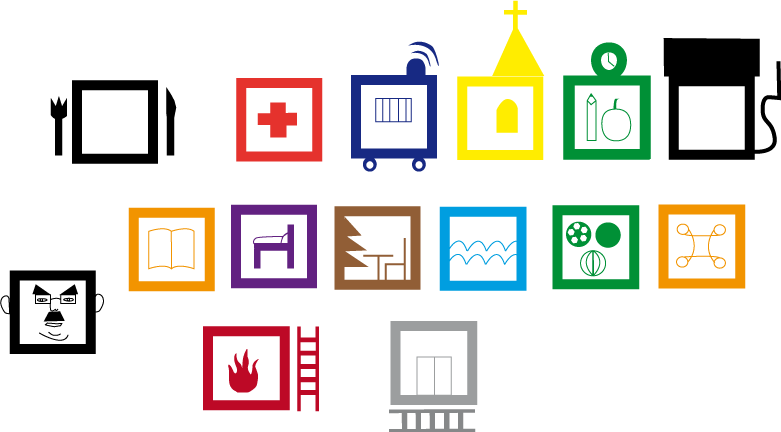 Bra teckning: Skoluppgift-symboler