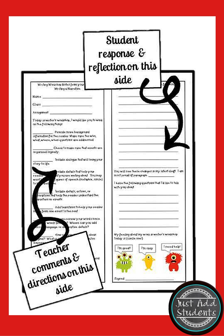 Middle School Mob: Use "Notes From Your Teacher" to Simplify Grading Papers