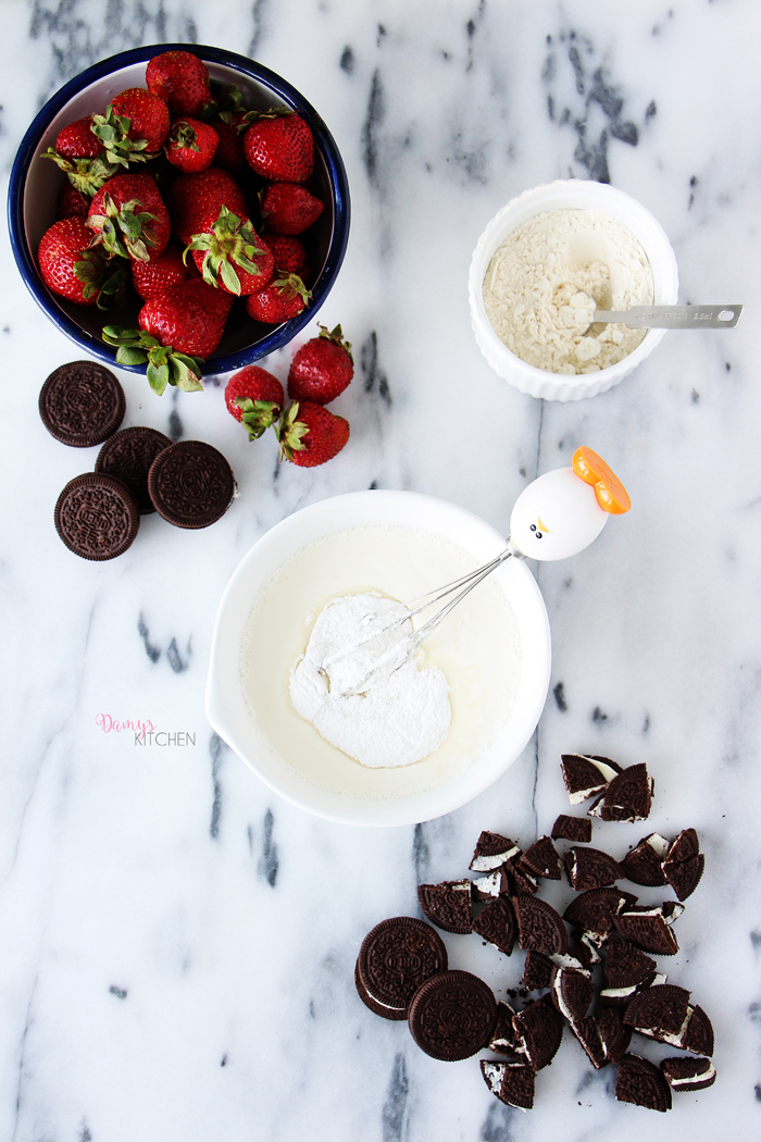 ÇİLEK VE OREO'LU PASTA - Damy's Kitchen