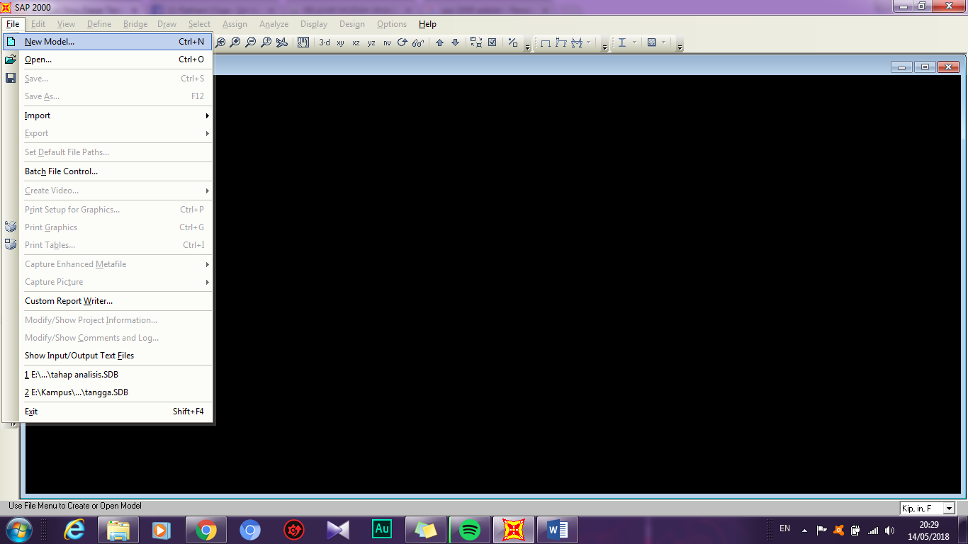 Analisis Struktur Balok Dengan SAP 2000 ~ Ilmu Dasar Teknik Sipil