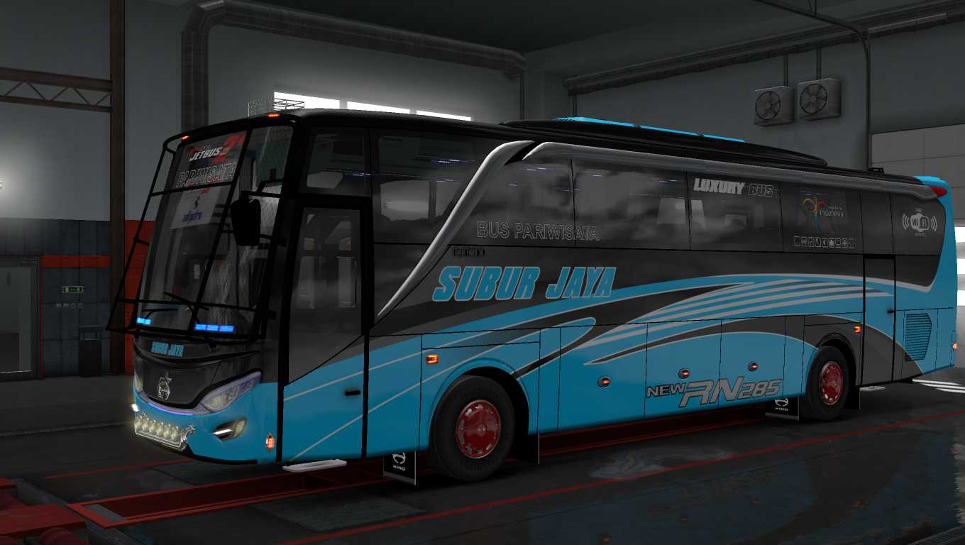 AdiPutro Jetbus2 setra EP3 MHusni ETS2 - Bus simulator indonesia