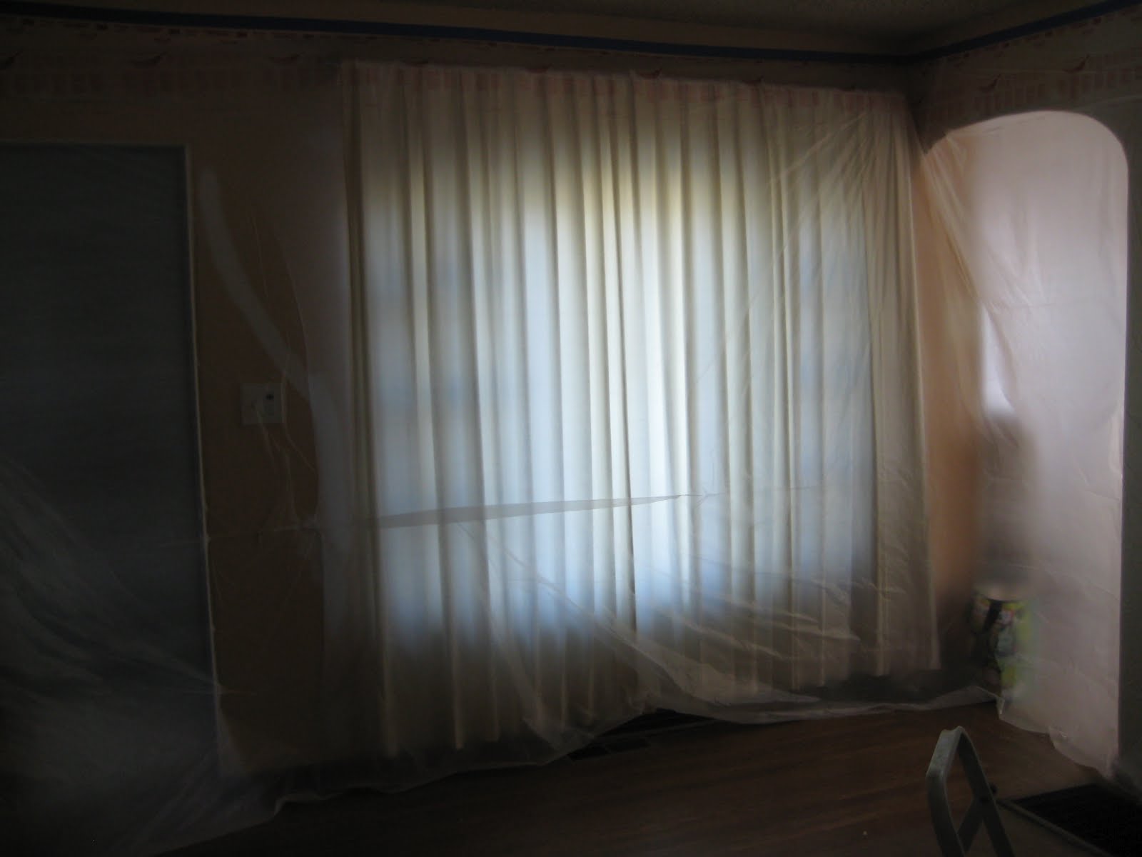 Stained “Wood” Window