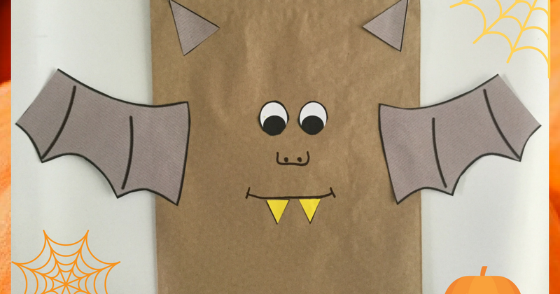 Halloween Paper Bag Puppet Freebie | Foundation into First
