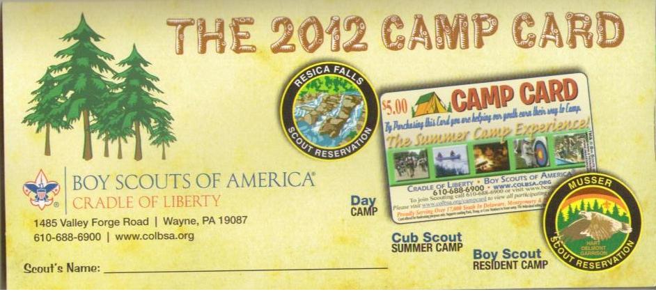 Philly Scouts 133: SCOUT: Quickly EARN $62.50 toward SUMMER CAMP by ...