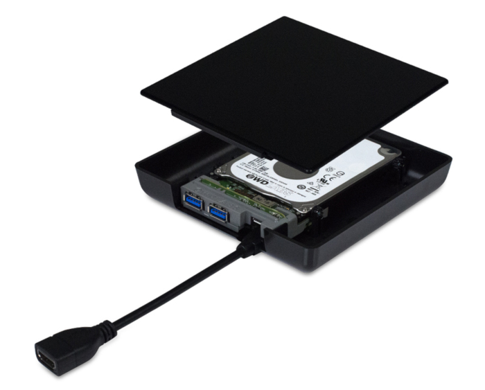 Wd Pidrive Node Zero Kit Com Raspberry Pi Zero E Hd Integrados