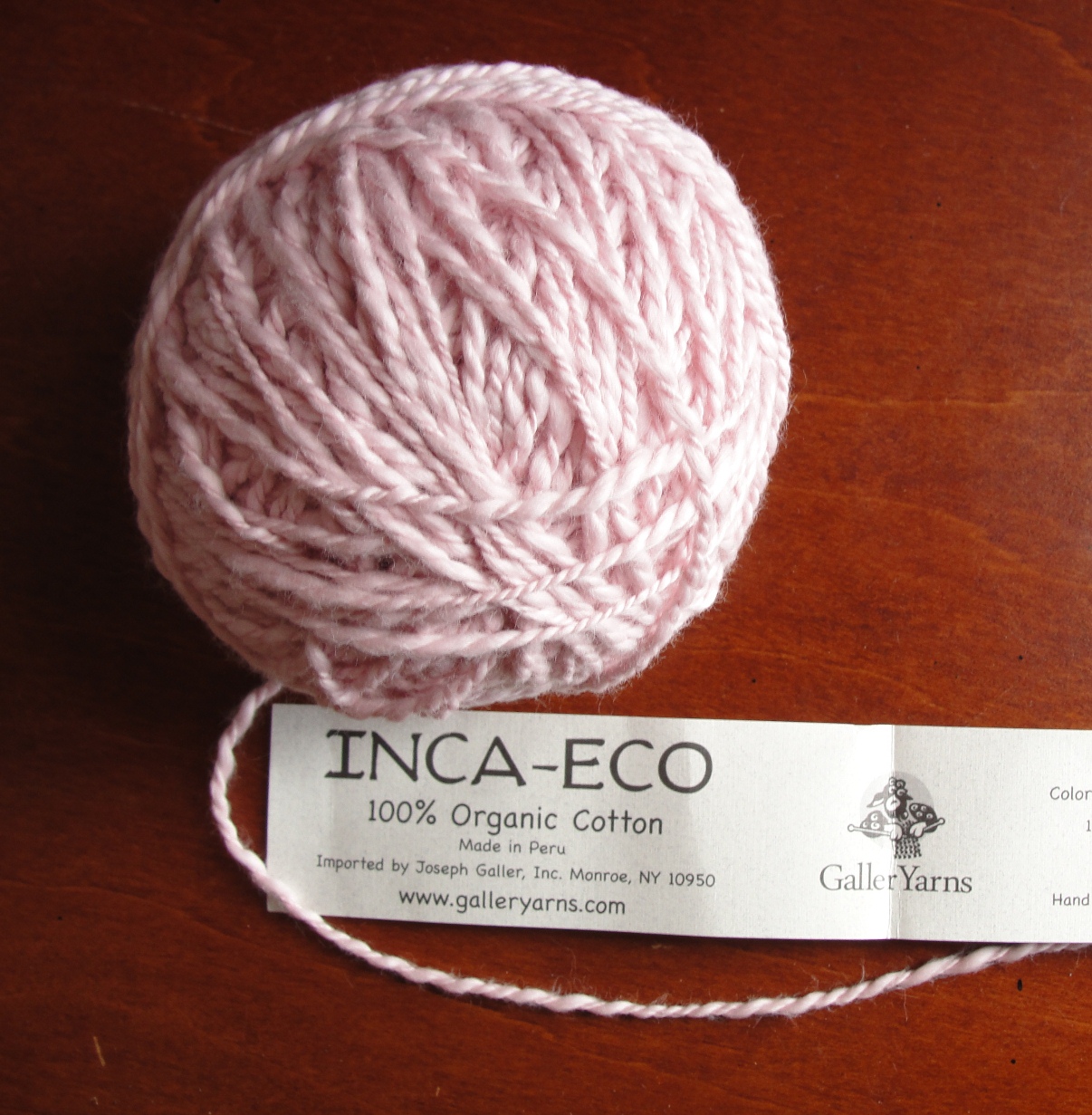 Cute Crochet Chat: Galler Yarns INCA-ECO Cotton