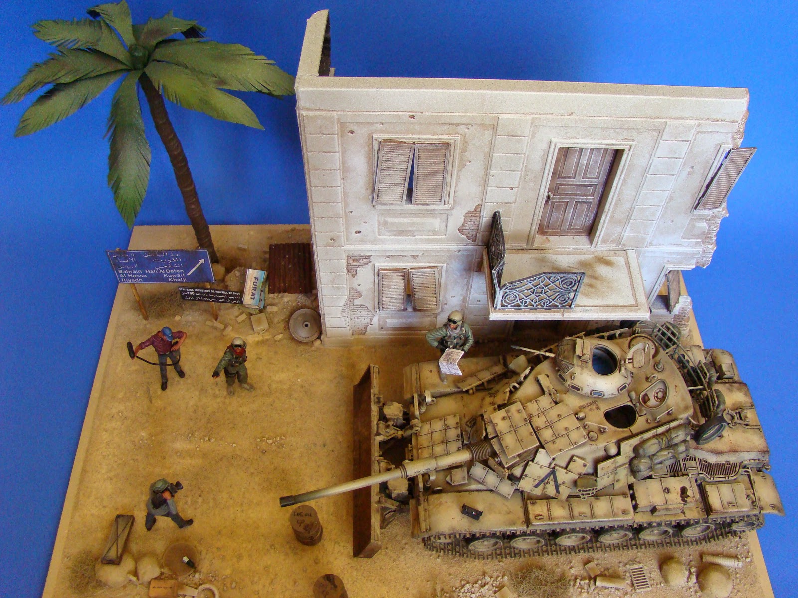 MY mini WORLD: 18. DIORAMA WITH A U.S. ARMY Μ60Α1-M9 / OPERATION IRAQ ...