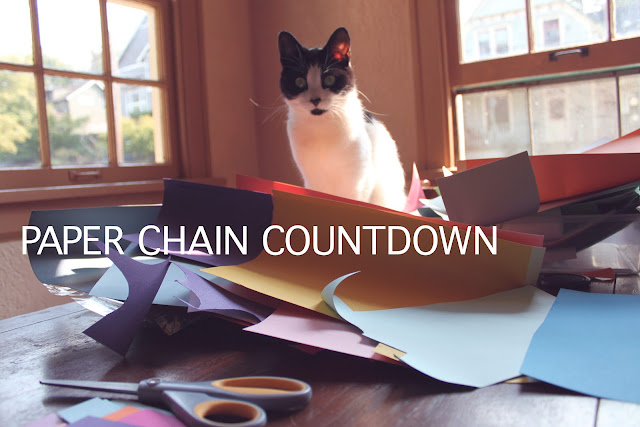 on my honor...: DIY: Paper Chain Countdown