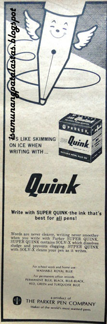 ISA MUNANG PATALASTAS: 185. Brand Stories: PARKER QUINK, 1931